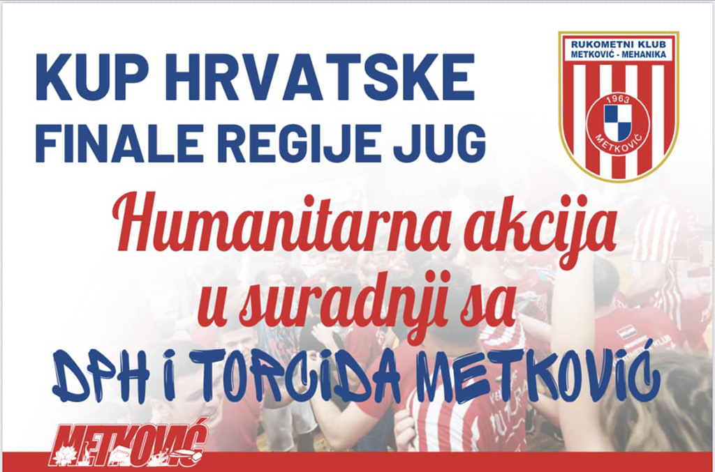 RK Metković – Mehanika: finalna Kup utakmica regije Jug humanitarnog ...