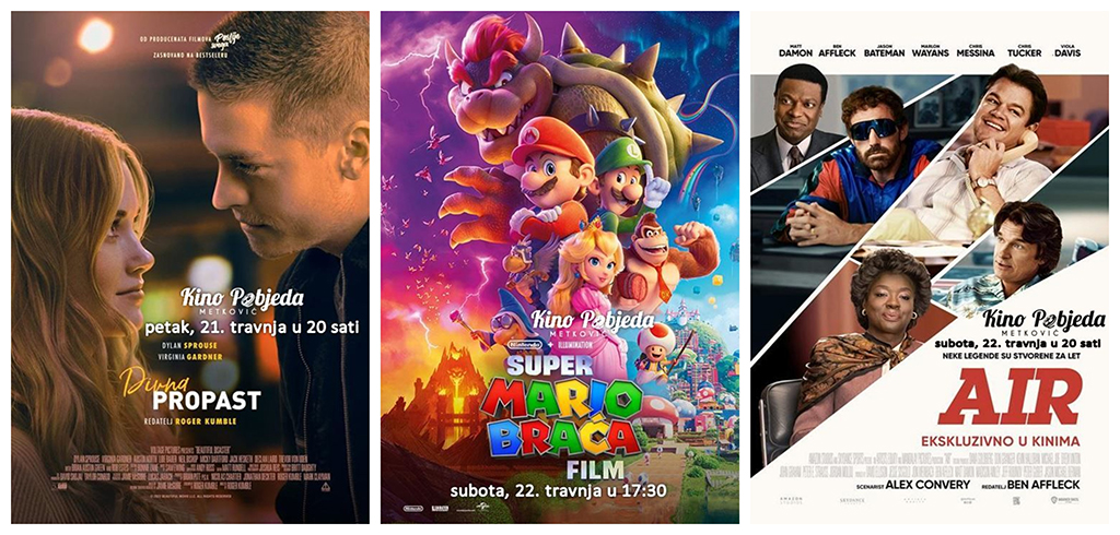 Vikend u Kinu ‘Pobjeda’ – ‘Divna propast’, ‘Super Mario Bros’ i ‘Air ...