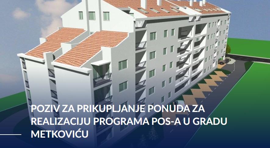 Ponovno pokrenut poziv za izgradnju POS stanova u Metkoviću | Metkovic.hr